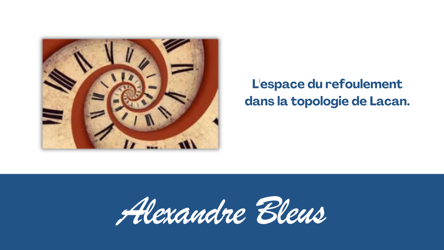 Qu'est-ce que le Réel chez Lacan ? - Alexandre Bleus